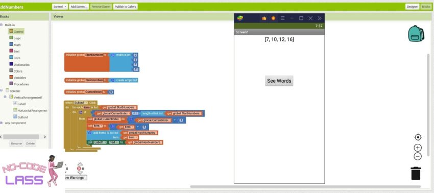 What Are “For Loops” and How Do You Use Them in App Inventor? – No Code ...